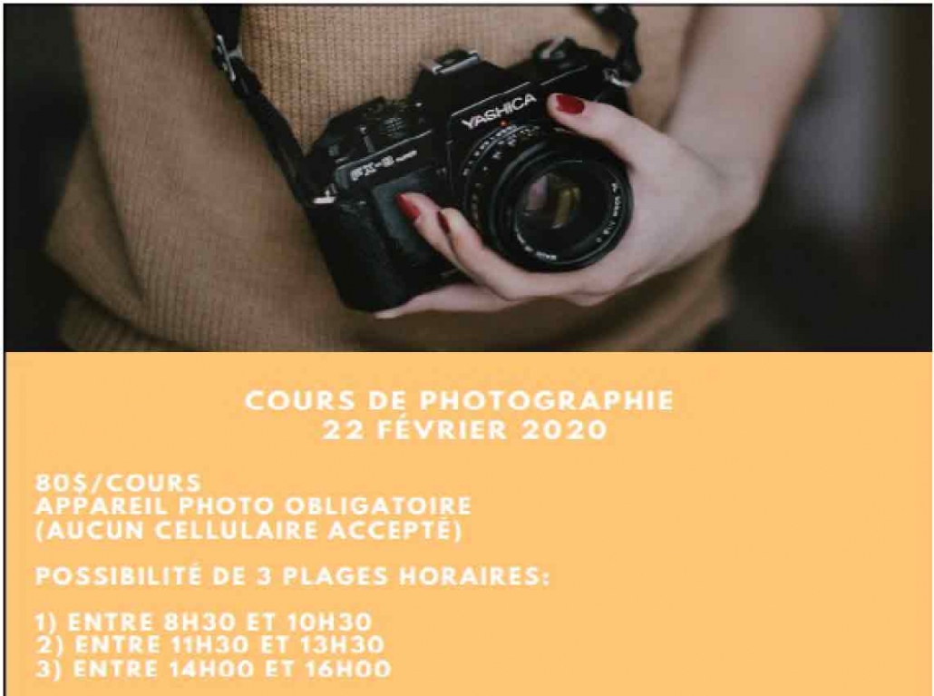 Cours de photographie - Dosquet